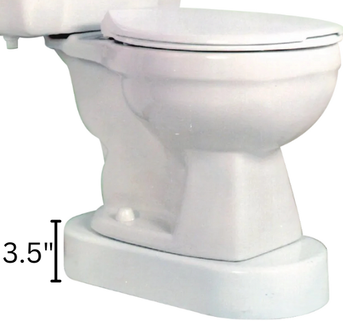 Raised Toilet Seat Toilevator 3.5" Toilet Riser - Extra Tall Seat ...